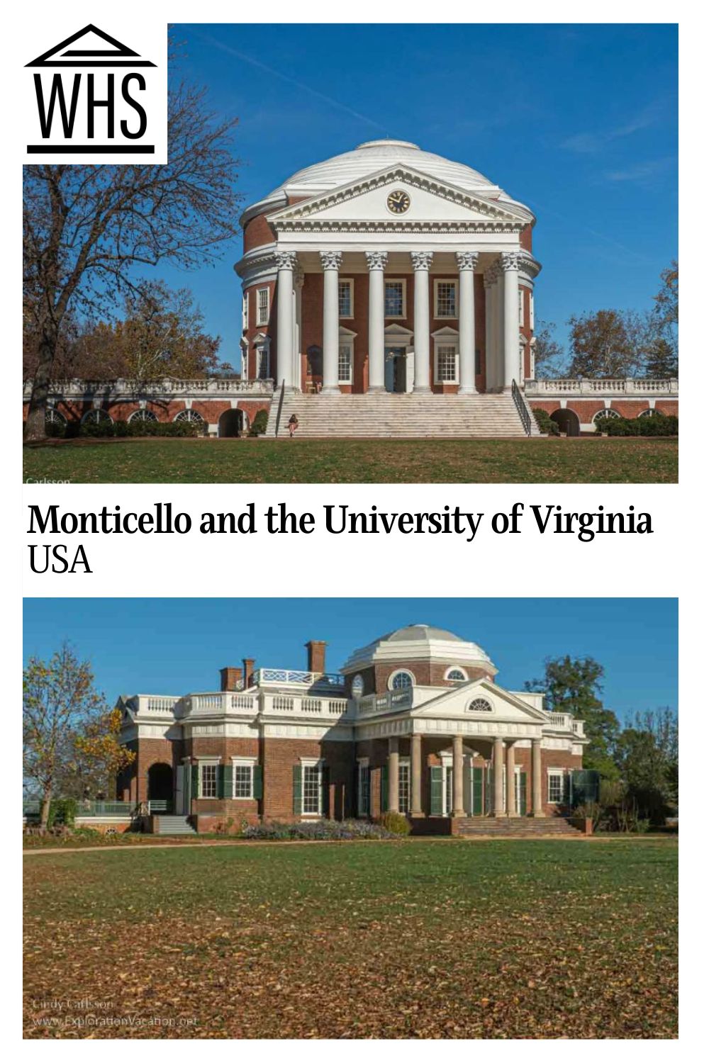 Monticello and the University of Virginia in Charlottesville | World ...